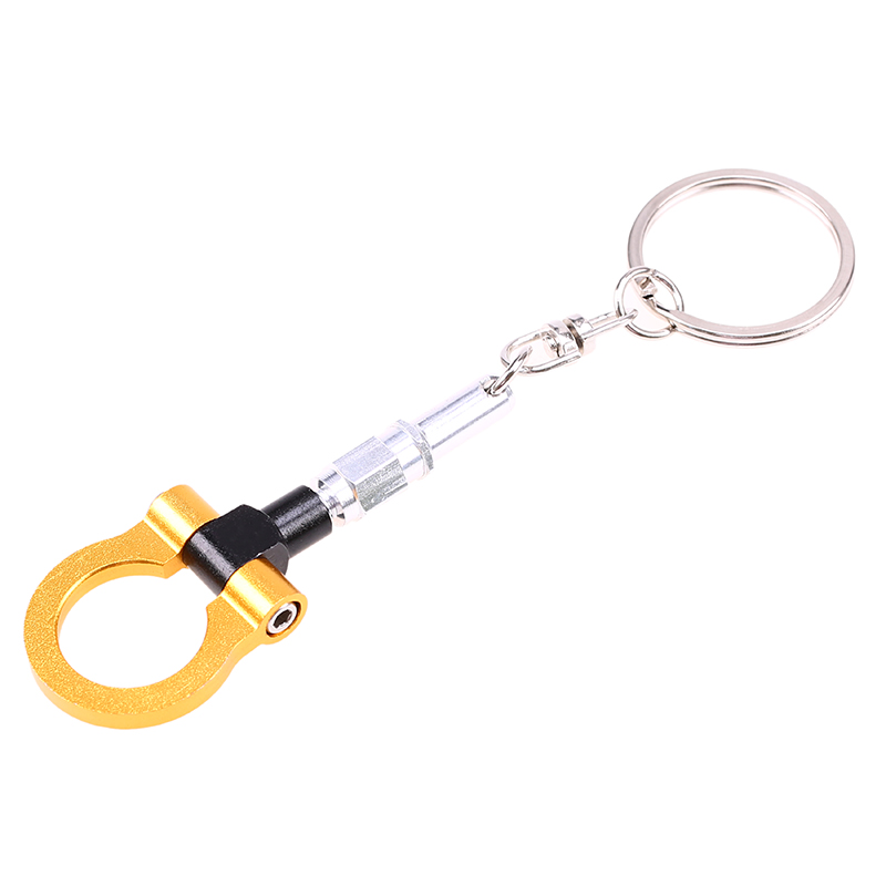 1pcs Gold Tow Hook Towing Ring Shape Key Chain Fob Alloy Metal For Car Key Ebay
