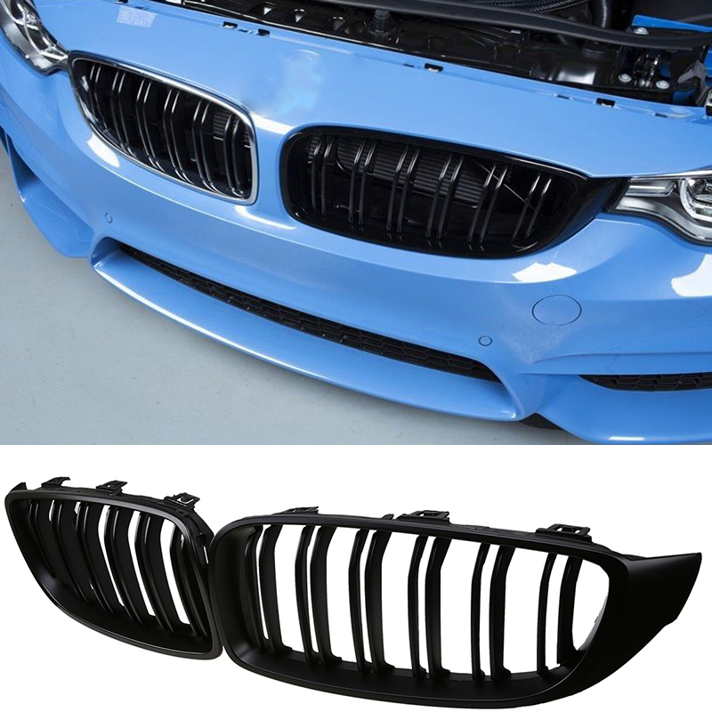 Fit BMW F32 F33 F36 F82 F83 F80 13-16 M Sport Kidney Grill Grille Matte ...