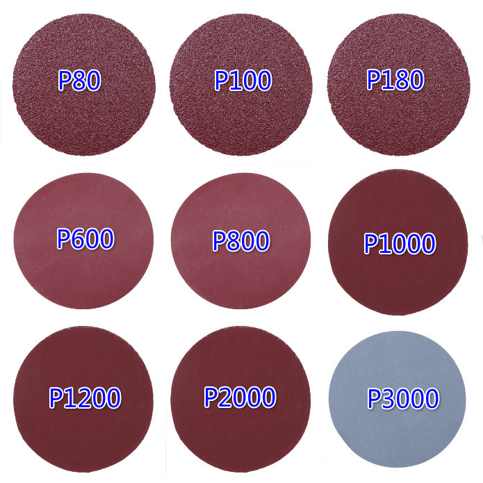 3inch(75mm) Sander Disc Sanding Disks Pad Polishing Pad Sandpaper P80 ...